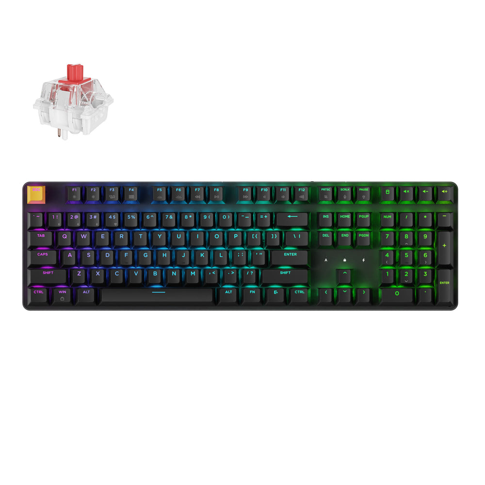 Keychron J5 QMK Wireless Mechanical Keyboard (US ANSI Layout ...