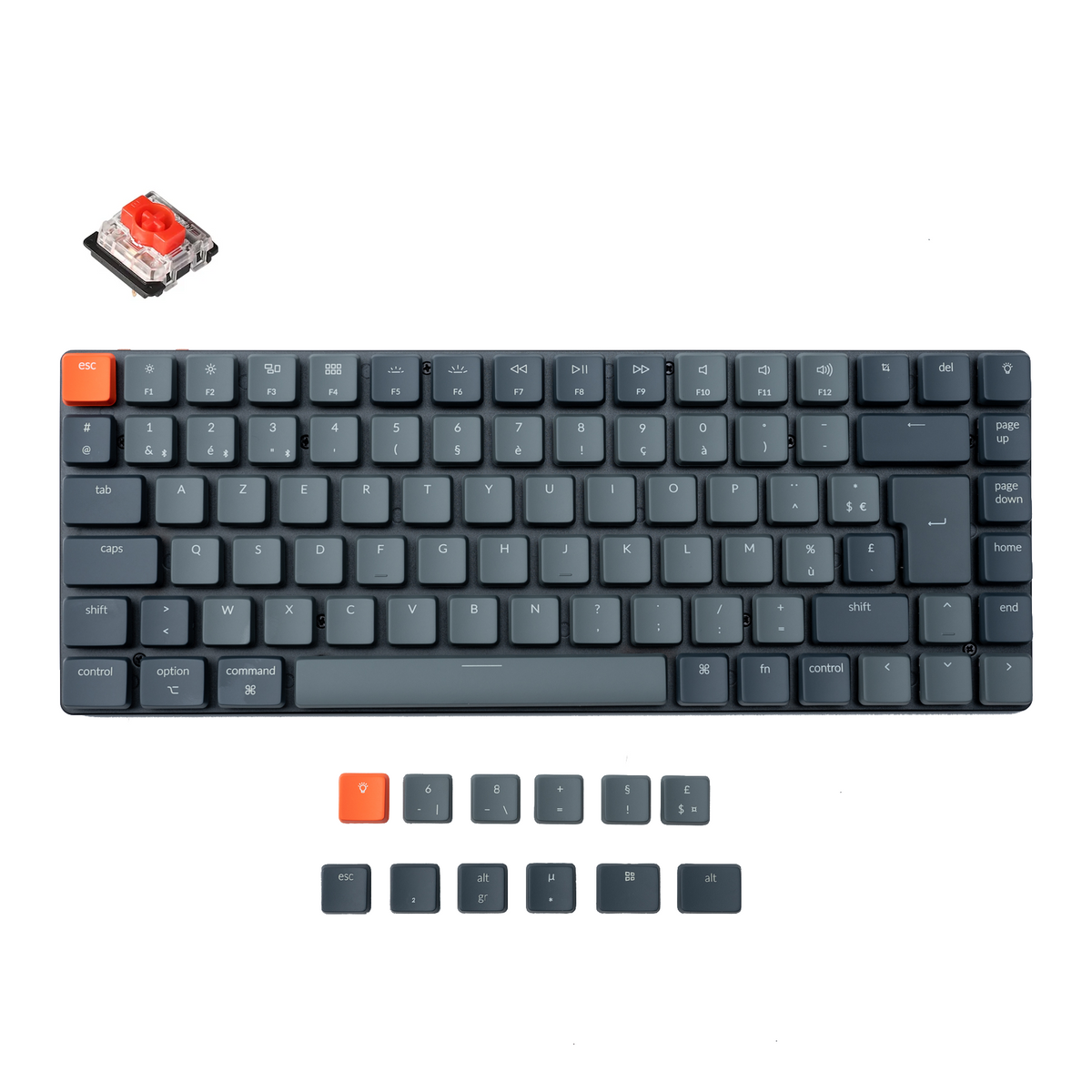 Keychron K3 Ultra-slim Wireless Mechanical Keyboard French ISO Layout ...