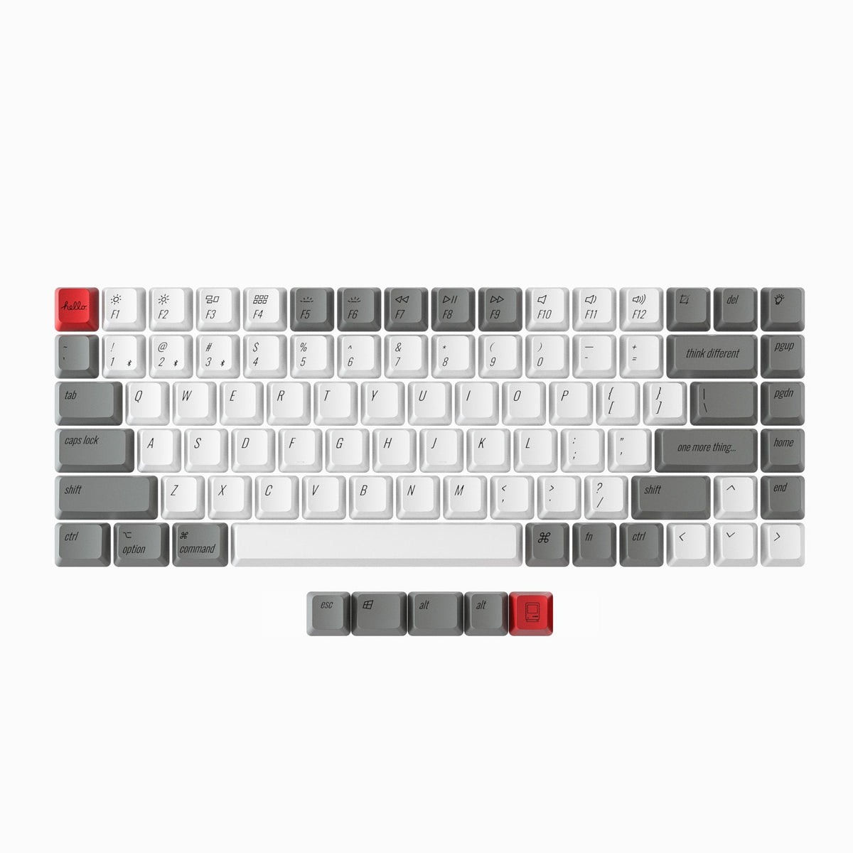 Keychron OEM Profiel PBT Retro Toetsenbordkap Set – Keychron Belgium